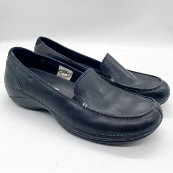 Shoes | Merrell Shoes Parma Ortholite Loafer Black Loafer Comfy 7 ...